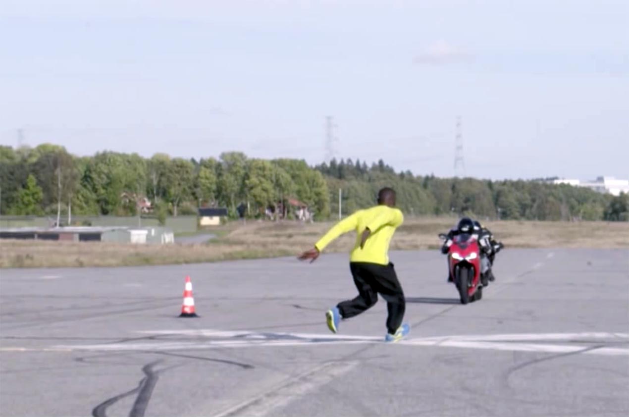 Watch Al Jump Over Two Motorcycles - Asphalt & Rubber