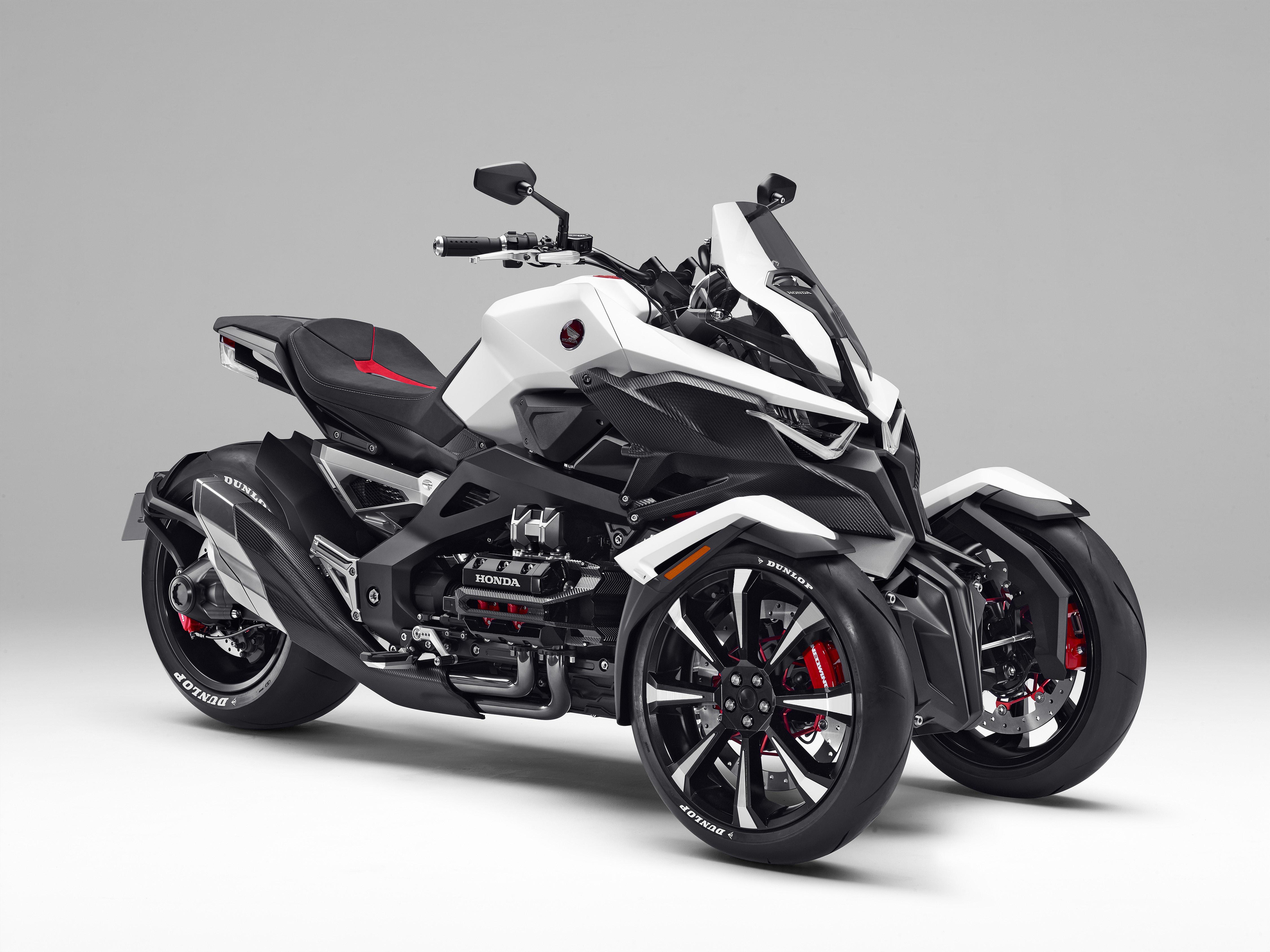 Honda Neowing Concept - A Hybrid Leaning Trike - Asphalt & Rubber